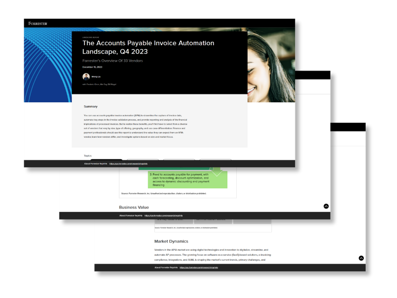 Forrester’s “The Accounts Payable Invoice Automation Landscape, Q4 2023 ... Forrester’s “The Accounts Payable Invoice Automation Landscape, Q4 2023 ...